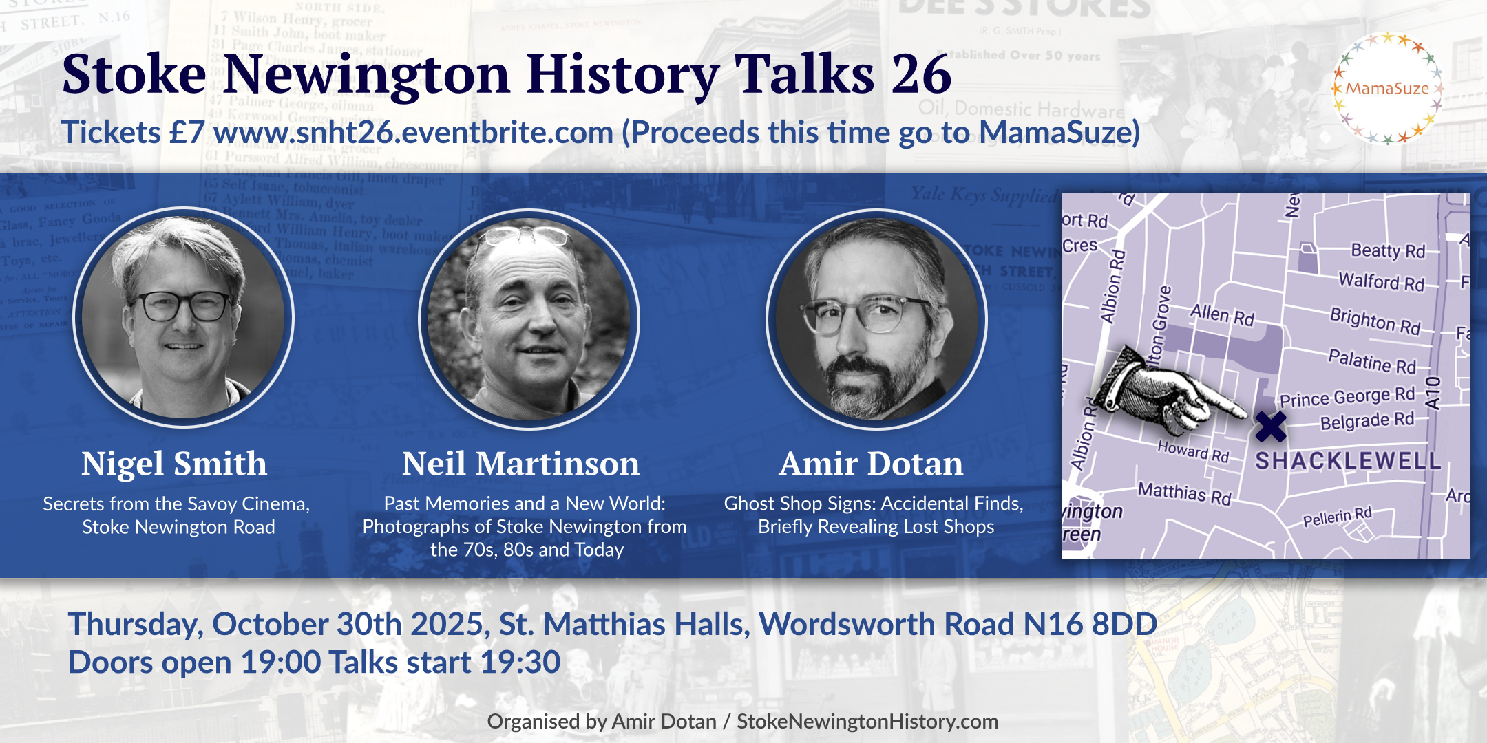 30.10.2025 – Stoke Newington History Talks 26 – Stoke Newington History